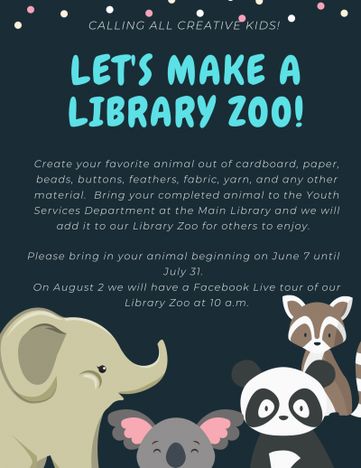 Let's Make a Library Zoo! | Lima Public Library